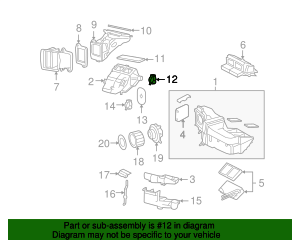 2004-2019 Ford Adjust Motor AA5Z-19E616-A | OEM Parts Online