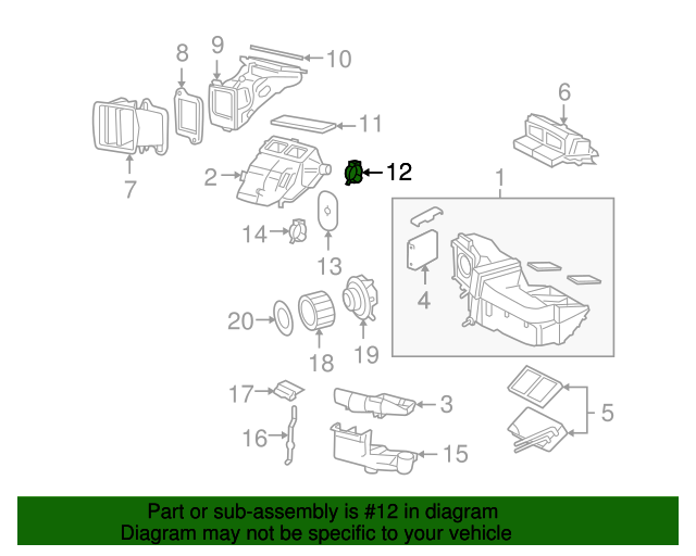 2004-2019 Ford Adjust Motor AA5Z-19E616-A | AutoNationParts.com