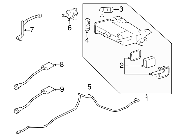 2009-2015 Cadillac CTS Heated Oxygen Sensor 12607410 | AutoNationParts.com