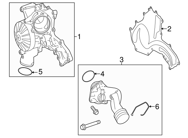 278-200-00-07-87 - Water Pump 2014-2019 Mercedes-Benz | Mercedes-Benz ...