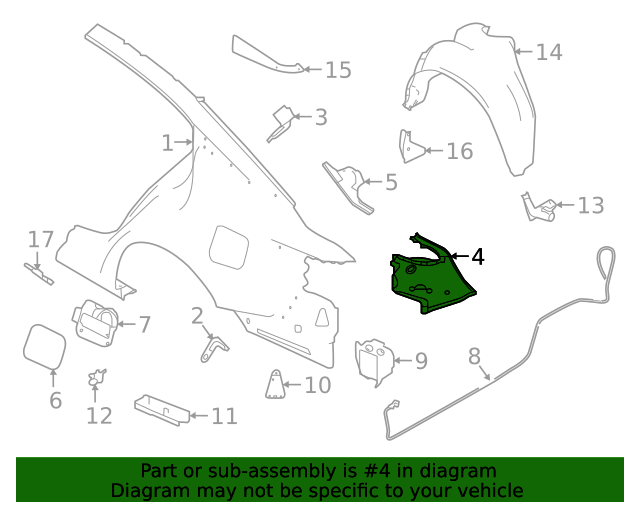 2019-2020 Nissan Altima Tail Lamp Panel G8140-6CAMA | Nissan Parts Plus