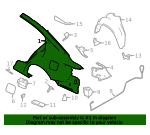 2019-2021 Nissan Altima Quarter Panel G8113-6CAMA | Nissan Parts Store
