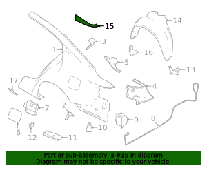 2019-2020 Nissan Altima Molding - Driver's Side (LH) 78873-6CA0A ...