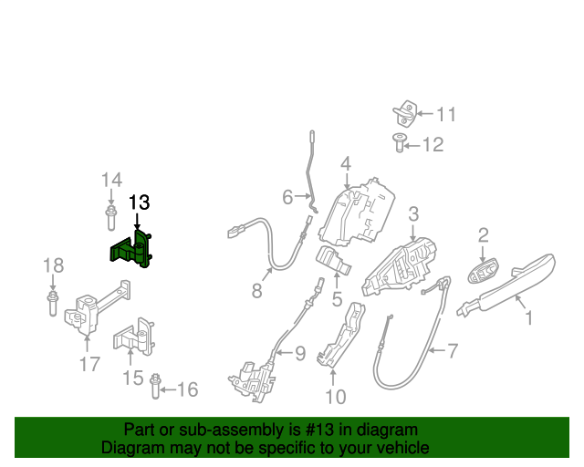 41517420093 - 2016-2024 BMW Upper Hinge (41-51-7-420-093) | BMW of ...