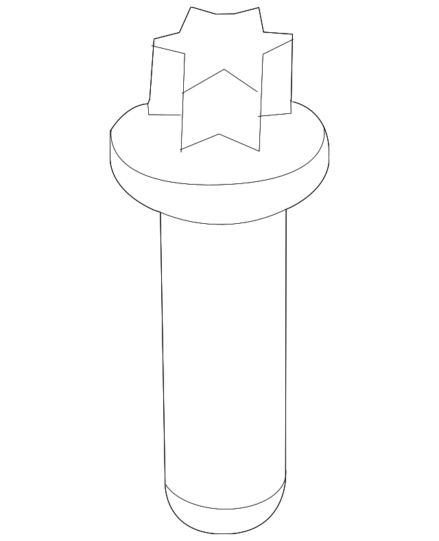 Genuine BMW 07-14-8-499-258 | Upper Hinge Mount Bolt | FREE Shipping on ...