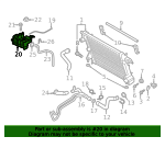 HC3Z-8A080-A - Expansion Tank - 2017-2019 Ford | Lasco Auto Parts