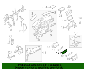 204-680-10-89-9107 - Control Panel 2010-2012 Mercedes-Benz GLK 350 ...