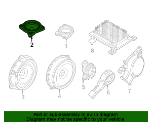 96320-L2200 - Inst Panel Speaker 2022-2024 Kia Carnival | Kia.Parts Store