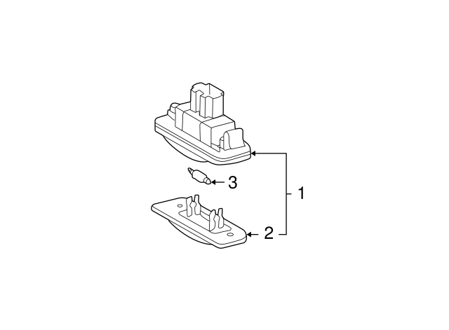 2001-2007 Mercedes-Benz Lens 203-820-00-66-64 | MB OEM Parts