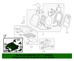 2017-2020 Hyundai Elantra Seat Track 88500-F2120-TRY | Hyundai ...