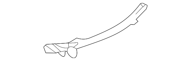 Genuine Toyota Side Seal part# 53867-08030 for 2021-2024 Toyota Sienna ...