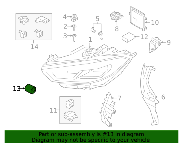 63117489213 - 2019-2022 BMW Adjust Nut (63-11-7-489-213) | BMW of South ...