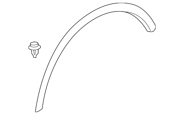 2008-2017 Buick Enclave Passenger Side Rear Fender Flare 22785288 GM ...