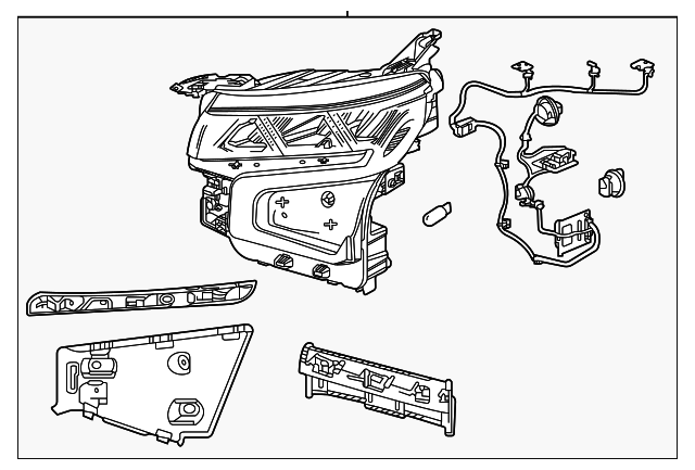 Driver Side Headlamp 85123917 | TascaParts.com