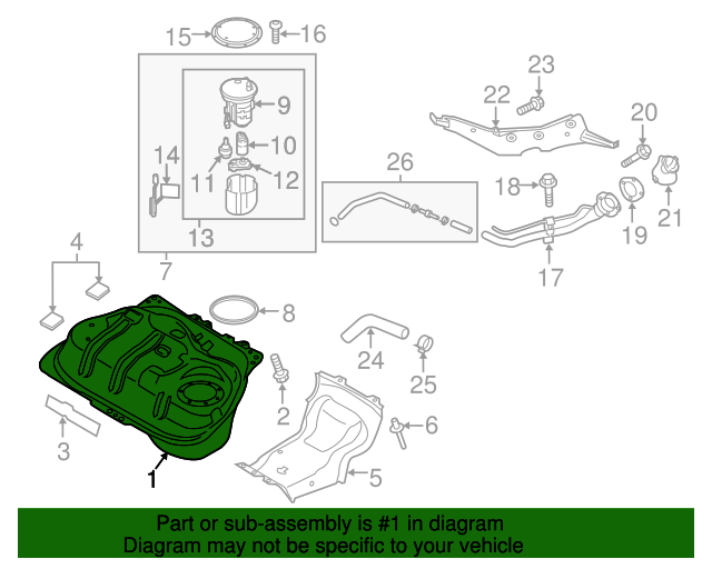 2016-2024 Mazda MX-5 Miata Fuel Tank NA1J-42-110 | RealMazdaParts.com