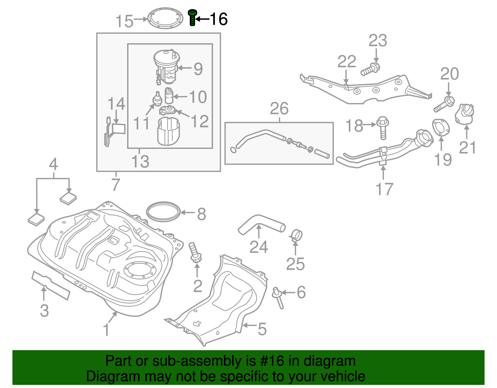9983-30-408 - Fuel Pump Assembly Screw - 2006-2020 Mazda | Mazda Parts ...