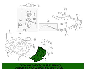 2016-2024 Mazda MX-5 Miata Tank Shield N243-42-740A | RealMazdaParts.com