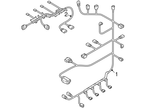 Wiring Harness for 2018 Volkswagen Tiguan Limited | VW Parts Online