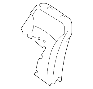 2011-2013 Lexus Seat Back Pad 71551-53090 | OEM Parts Online