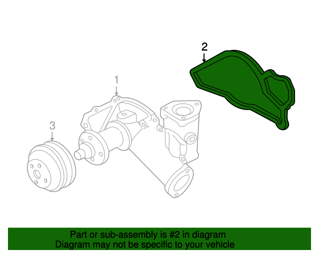 OEM Ford Part Part Number: F4TZ-8507-A, Ford Gasket, 1994-2004 Ford ...