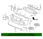 71106-TGG-A00 - Cover R Front Fog Light - 2017-2020 Honda Civic | Honda ...