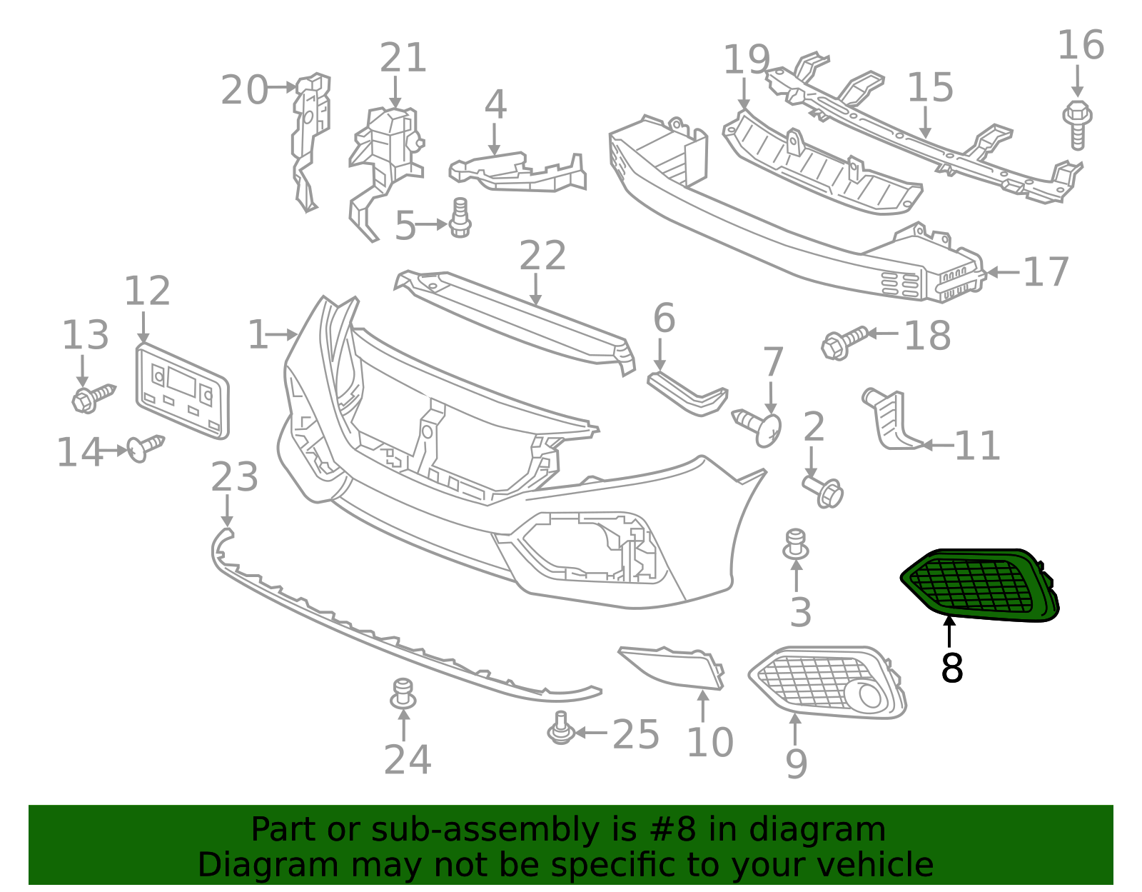 71103-TGG-A00 - Filler Cover 2017-2019 Honda Civic | AutoNation Parts
