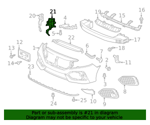 2017-2020 Honda Civic Plate, L Front Bumper Side Induction 71206-TGG ...