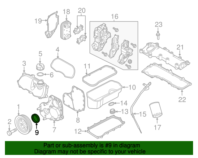2014-2018 Ram Seal 68127761aa | TascaParts.com