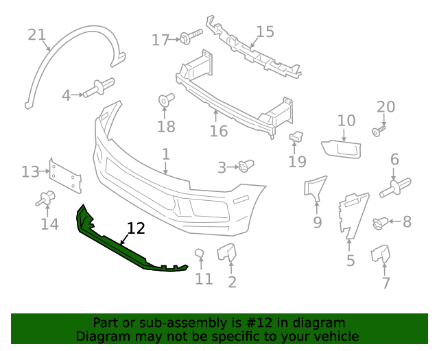 2019-2020 Porsche Cayenne Spoiler 9Y0-807-061-K-G2X | OEM Parts Online
