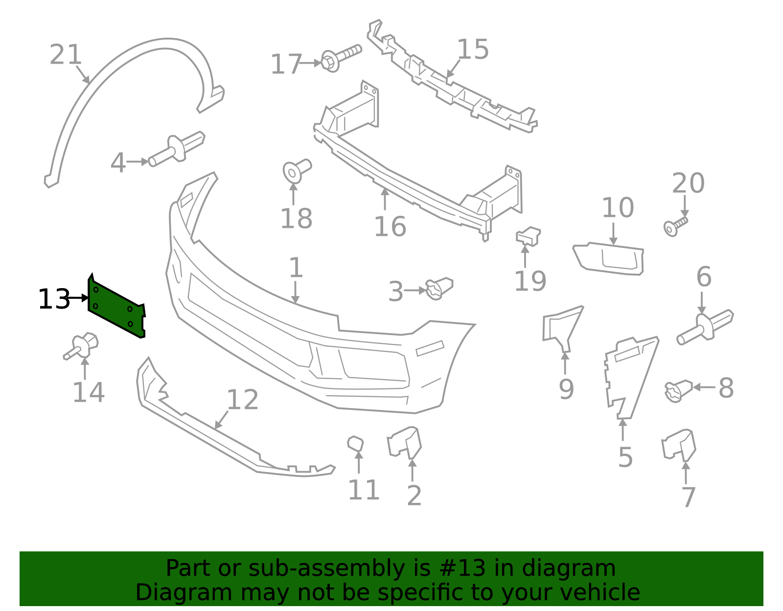 9Y0-807-287-AE-OK1 - License Plate Bracket 2019-2023 Porsche Cayenne | AutoNation Parts