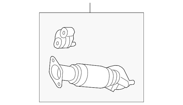 2013-2016 Kia Forte Exhaust Pipe 28610-A7300 | OEM Parts Online