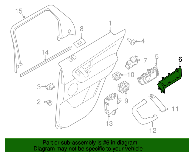 Genuine OEM Trim Bezel Part# LR094056 Fits 2018-2019 Land Rover ...