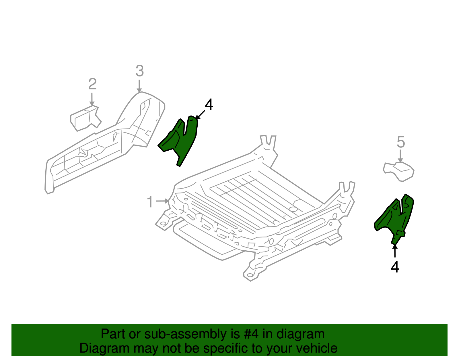Hyundai - 88011-2H000-9P - Hinge Cover - 2007-2010 Hyundai Elantra ...