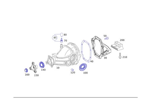 Rear Axle Differential for 2010 Mercedes-Benz C300 | Mercedes-Benz USA ...