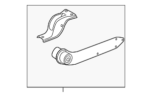 2010-2017 GM Rear Suspension Trailing Arm 23269737 GM | GMPartsDirect.com