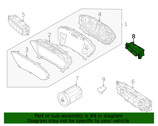 93750-G5050WK - Trunk Lid Switch 2018-2022 Kia Niro | Kia.Parts Store