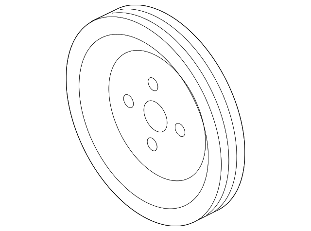 25221-23020 - Outer Pulley 2004-2011 Kia | Kia Cheap Parts