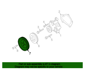 25221-23020 - Outer Pulley 2004-2011 Kia | Kia Cheap Parts