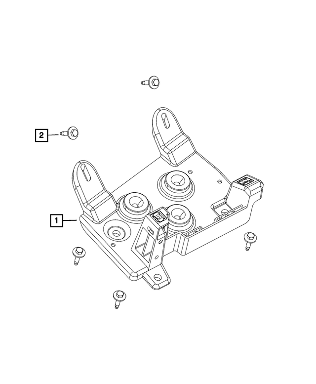 2022-2024 Jeep Wrangler Component Tray 68275861AB | My Mopar Parts