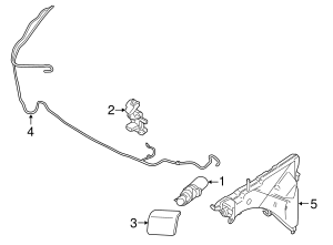 61677292658 - 2014-2019 BMW Washer Nozzle (61-67-7-292-658) | BMW of ...