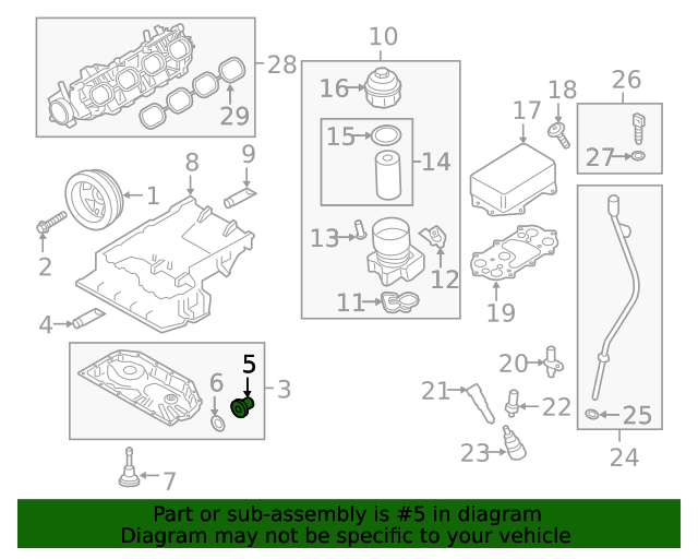 Genuine Porsche PAF-911-679 |Drain Plug | FREE Shipping on Most Orders ...