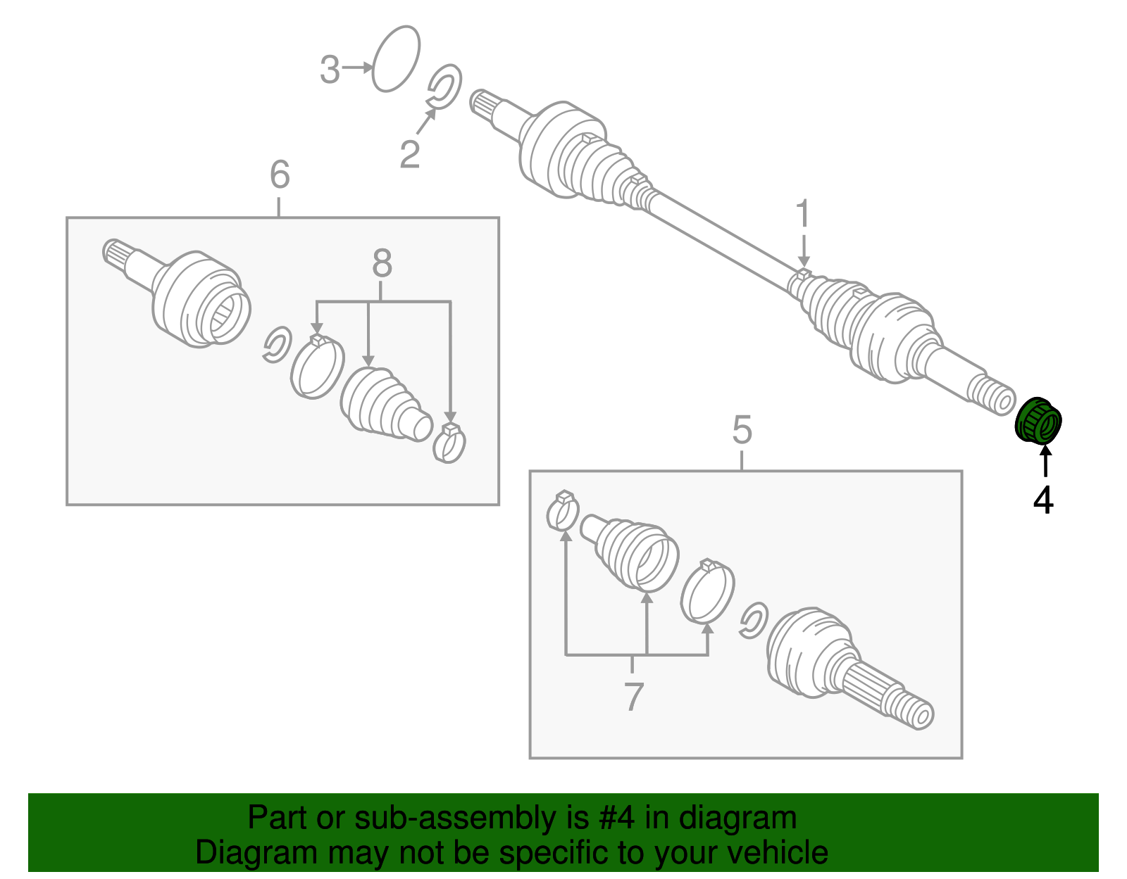 WHT-006-779 - Axle Nut 2007-2015 Audi | Audi OEM Parts