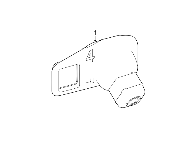 2013-2014 Toyota RAV4 Camera 86790-0R021 | Toyota Parts Center