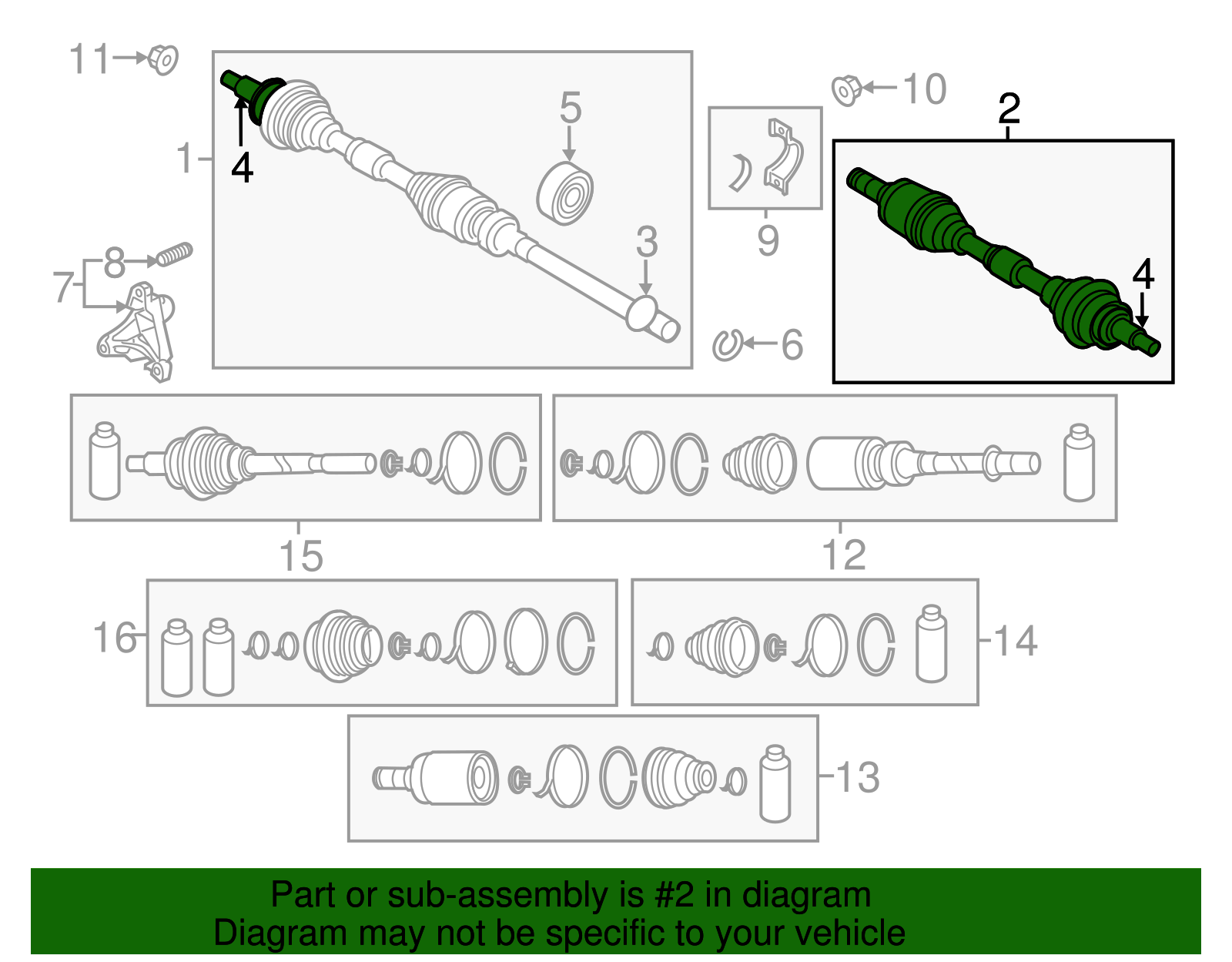 2014-2016 Mazda CX-5 Axle Assembly ftb82560x | Retail Performance Auto ...