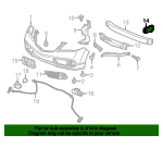 2013-2018 Acura RDX Extension, L Front Bumper Beam 71185-TX4-A00ZZ ...