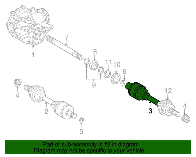 210-330-04-01 - Axle Assembly 1998-1999 Mercedes-Benz | Mercedes-Benz ...