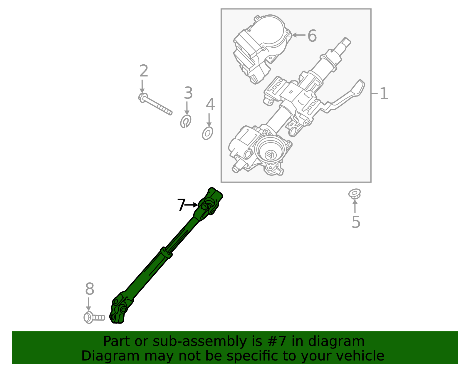 2019-2020 Hyundai Santa Fe Lower Shaft 56400-S2000 | Retail Performance ...
