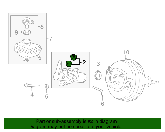 357-611-817 - Master Cylinder Plug 2000-2020 Audi | Audi OEM Parts