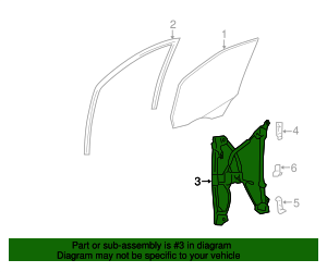 2004-2005 Ford F-150 Regulator 4L3Z-1523201-CA | OEM Parts Online