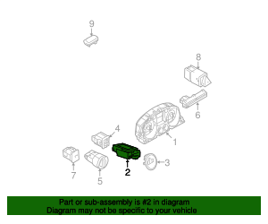 2006-2013 Volkswagen Ignition Switch 3C0-905-843-AC | vwpartscenter